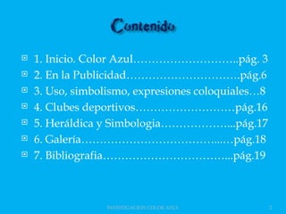 color azul (blue) | PPT