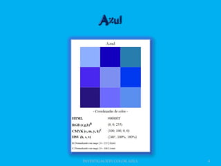 color azul (blue) | PPT