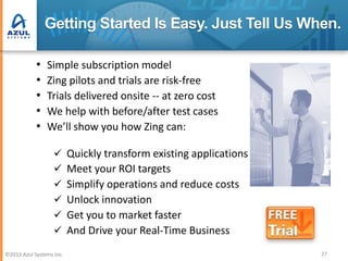 Azul Systems - Our corporate overview | PDF