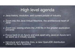 Azul Zulu on Azure Overview -- OpenTech CEE Workshop, Warsaw, Poland | PPT