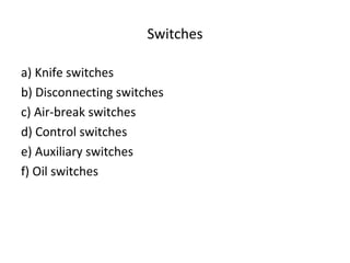 switching & control devices | PPT