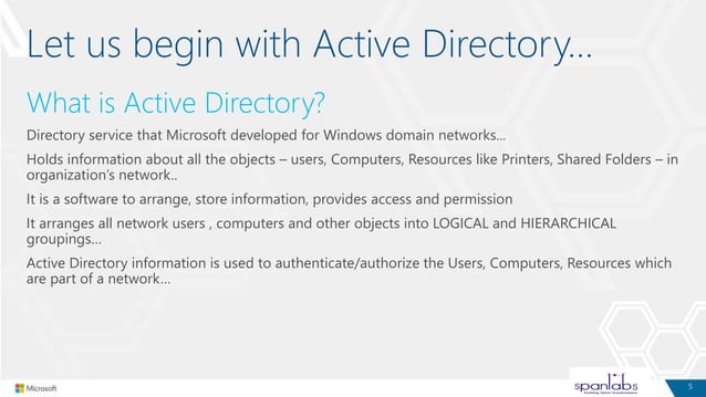 Windows Azure Active Directory | PPT