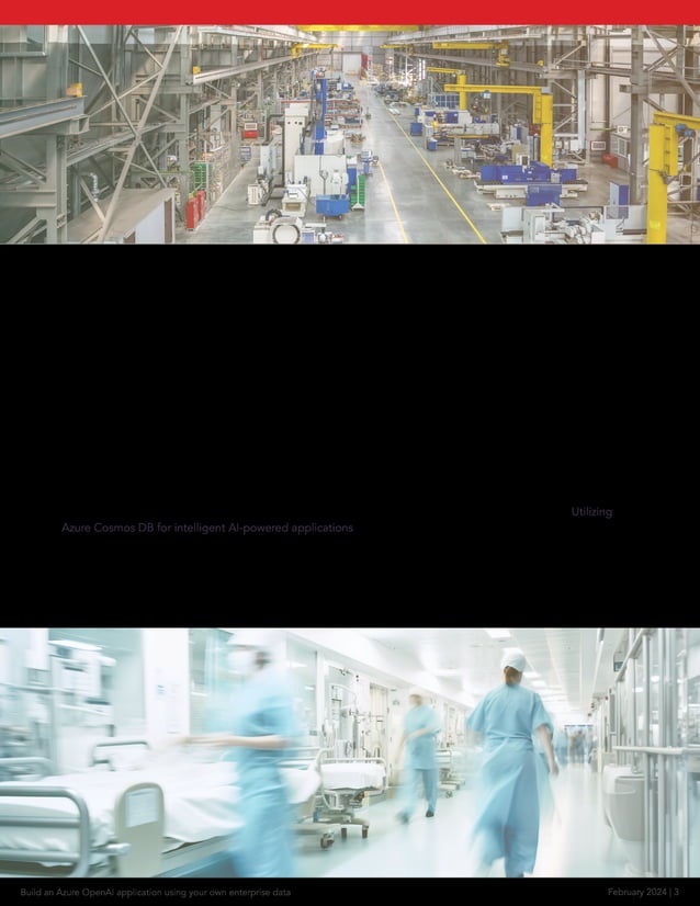 Build An Azure Openai Application Using Your Own Enterprise Data Pdf Databases Computer