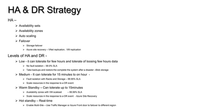Azure IAAS architecture with High Availability for beginners and developers - Part 2 | PPT
