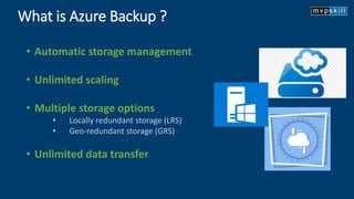 Azure Backup Simplifies | PPTX