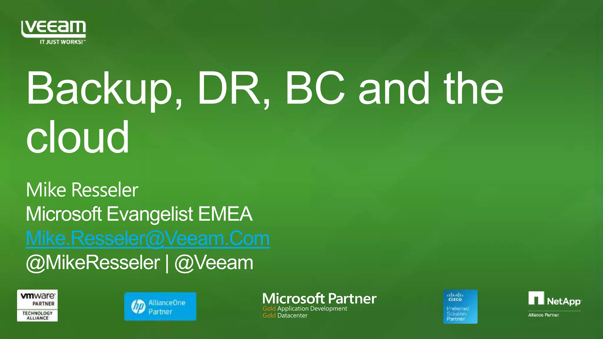 Azure backup Disaster Recovery Business Continuity | PPT