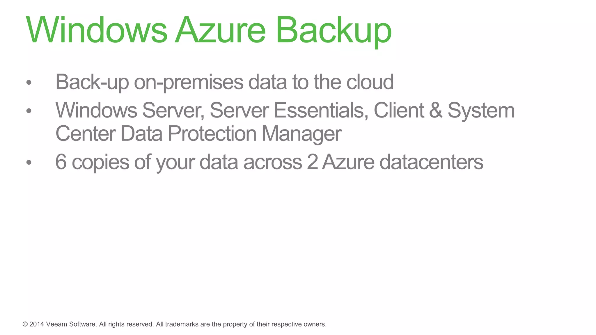 Azure backup Disaster Recovery Business Continuity | PPT