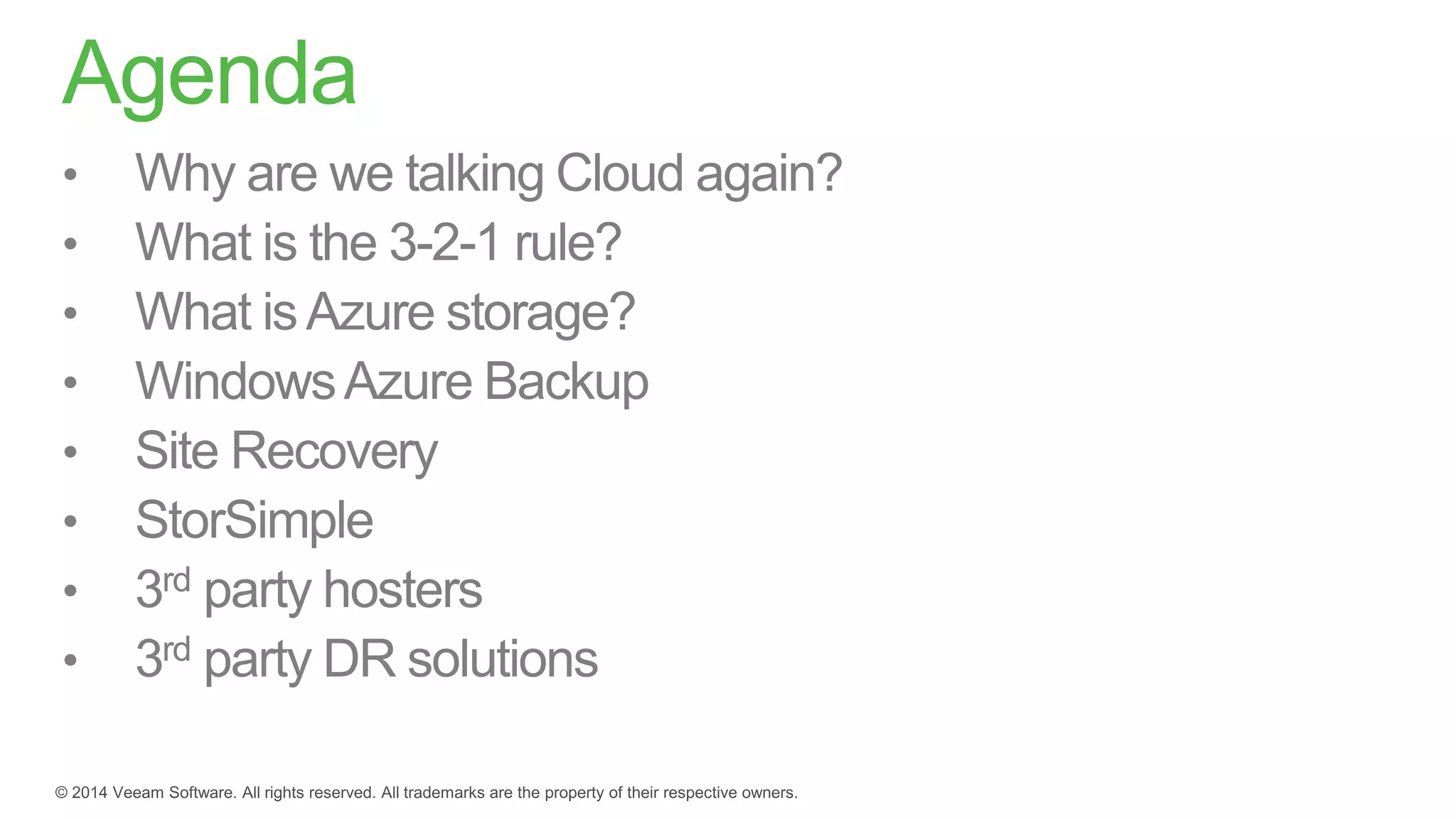 Azure backup Disaster Recovery Business Continuity | PPT