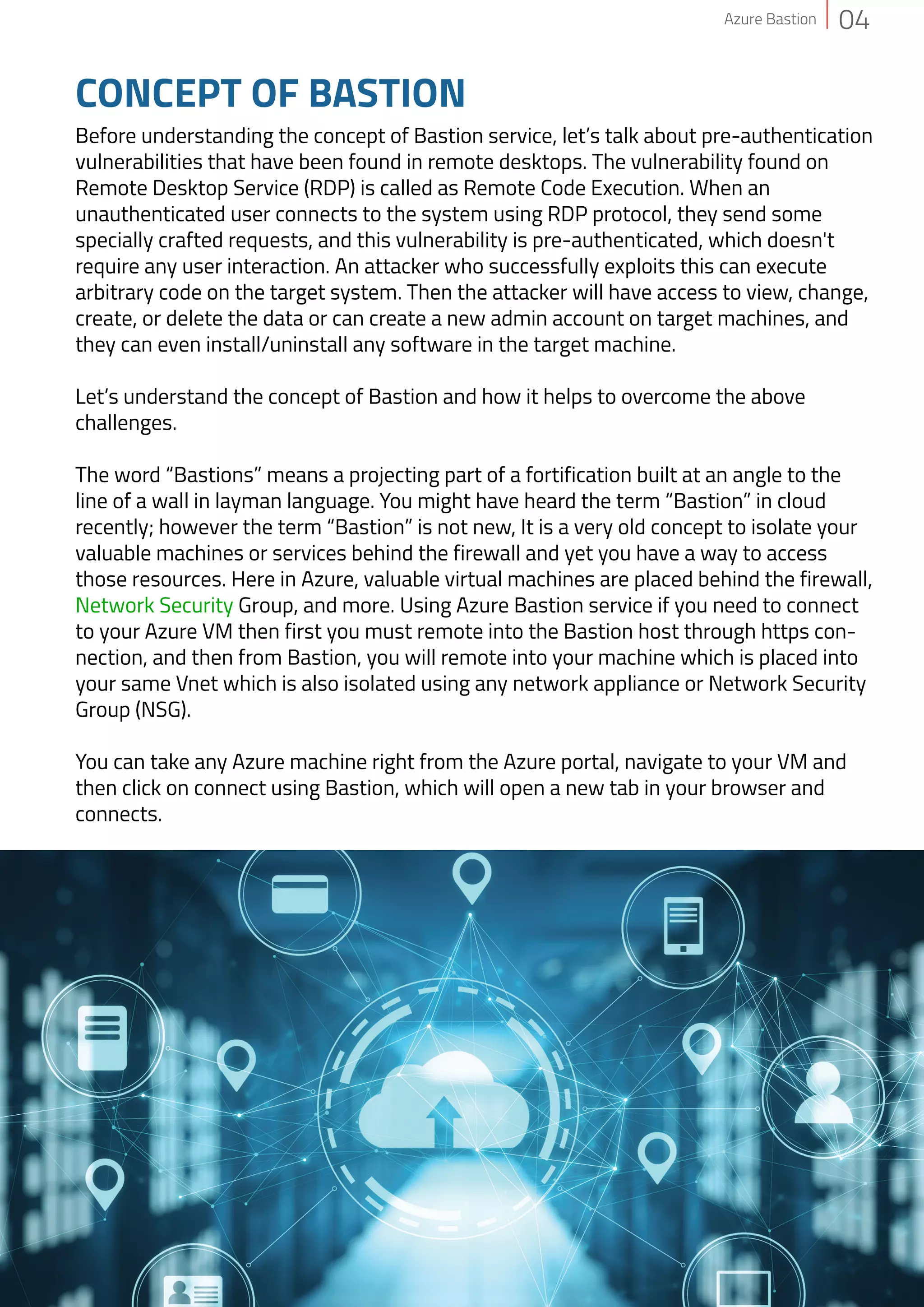 Azure bastion- Remote desktop RDP/SSH in Azure using Bastion Service as (PaaS) | PDF | Cloud ...
