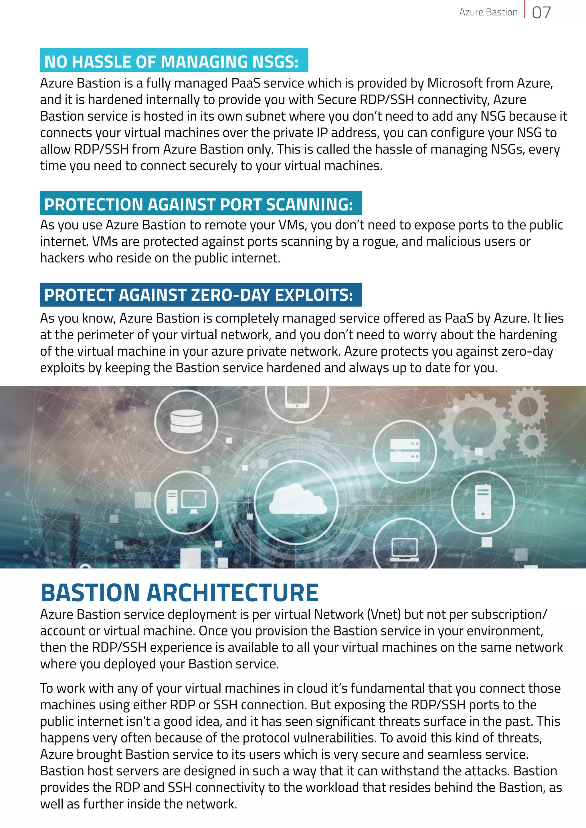 Azure bastion- Remote desktop RDP/SSH in Azure using Bastion Service as (PaaS) | PDF | Cloud ...