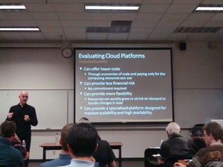 Window Azure with David Chappell at Bay.NET