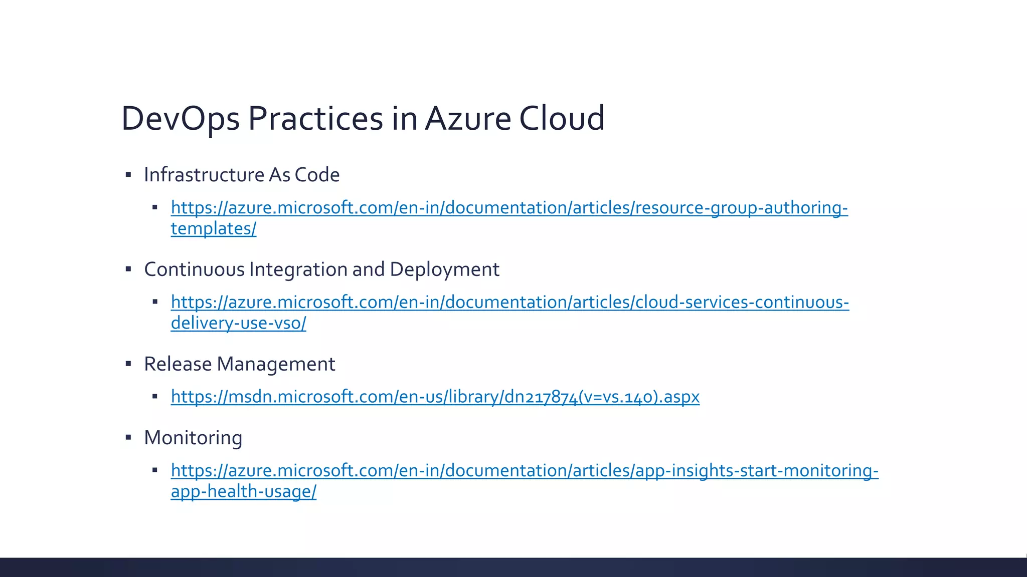 Microsoft Azure Cloud and DevOps | PPTX | Cloud Computing | Internet