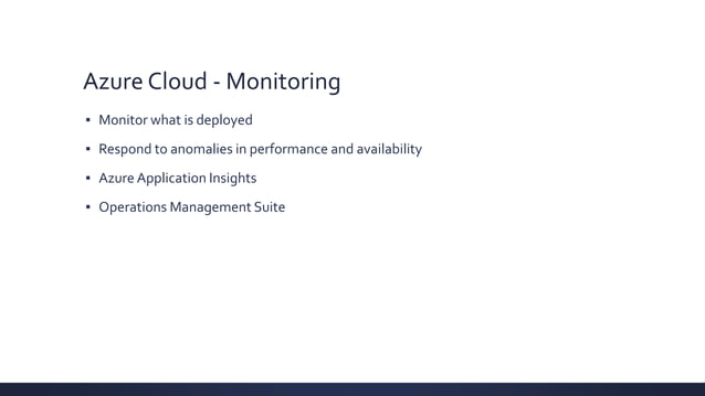 Microsoft Azure Cloud and DevOps | PPTX | Cloud Computing | Internet