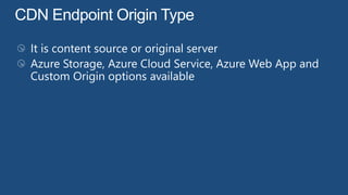 Azure CDN - Accelerated Availability & Performance | PPTX
