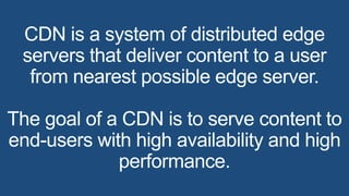 Azure CDN - Accelerated Availability & Performance | PPTX