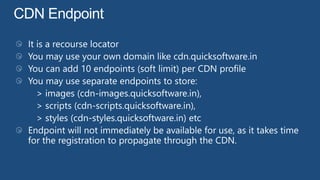 Azure CDN - Accelerated Availability & Performance | PPTX