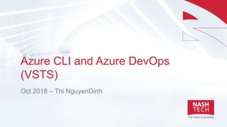 Azure cli-azure devops | PPTX