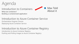 Azure Container Service | PPT