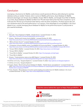 Microsoft Azure Database for MySQL delivered better performance and ...