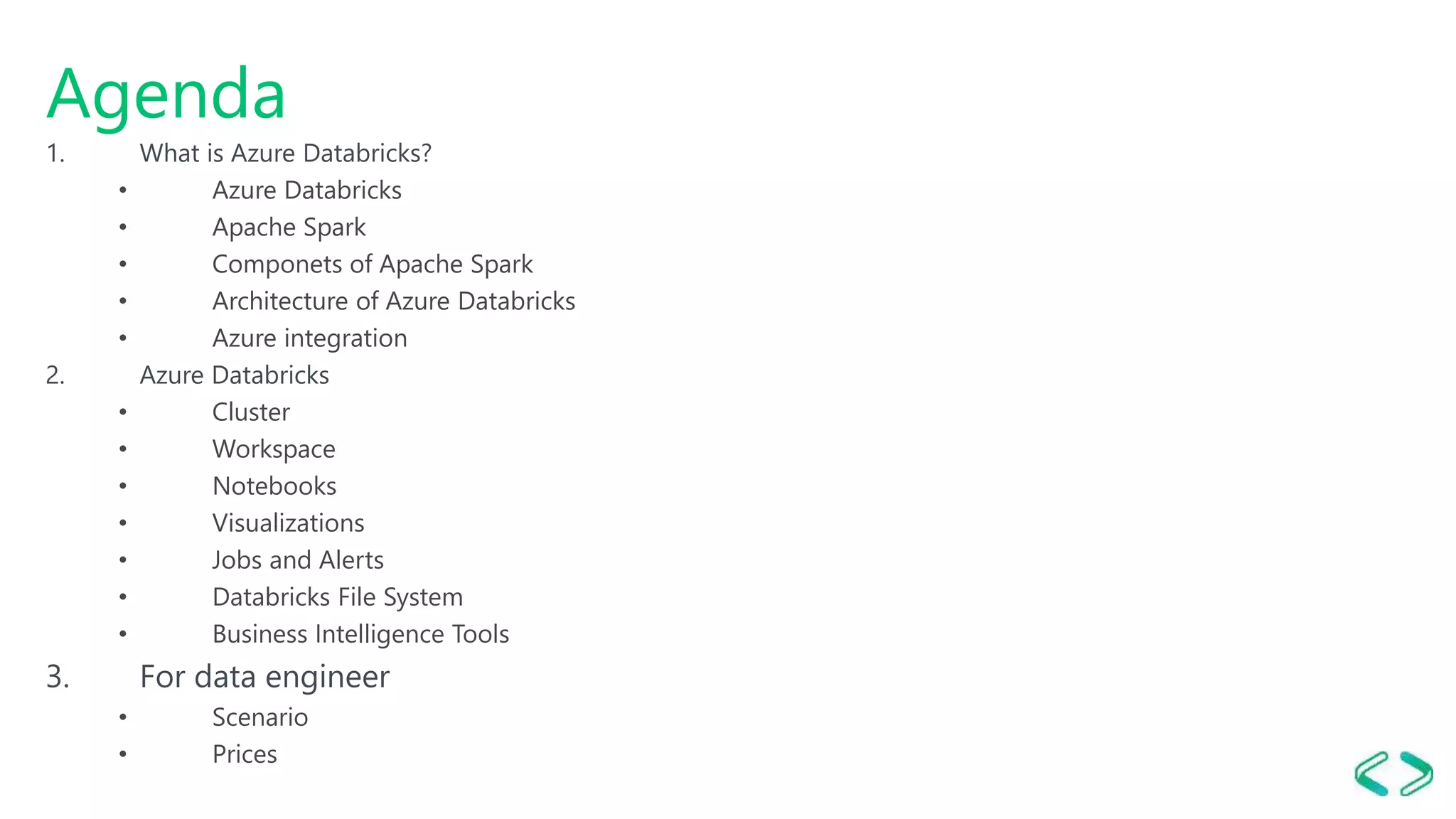 Azure DataBricks for Data Engineering by Eugene Polonichko | PPT