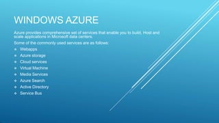 azure-fundamentals-170910113238.pptx | Cloud Computing | Internet