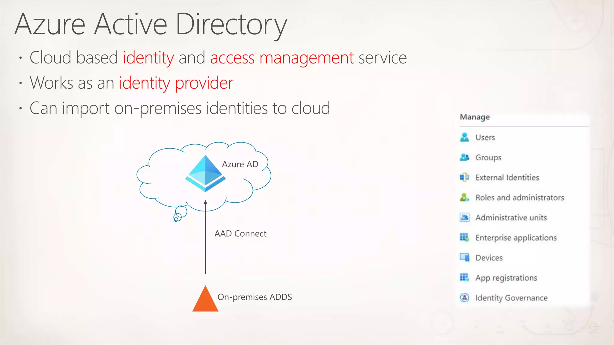 Azure Identity and access management | PPTX