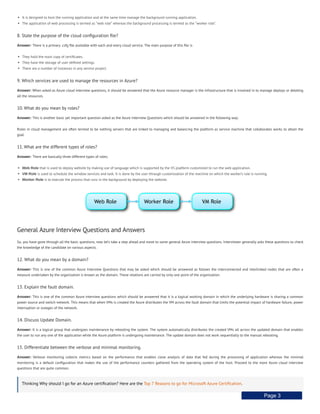 Azure interview-questions-pdf | PDF