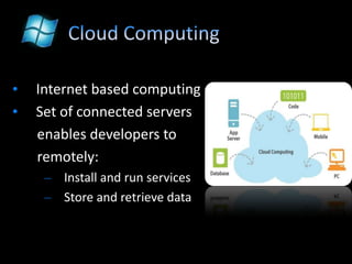 Windows Azure | PPTX | Cloud Computing | Internet