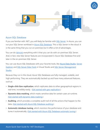 Azure quick-start-for-net-developers | PDF