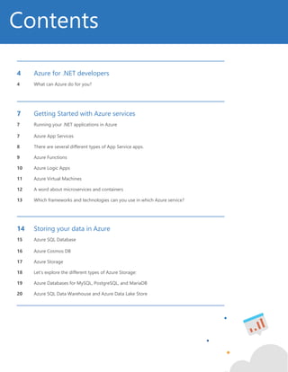 Azure quick-start-for-net-developers | PDF