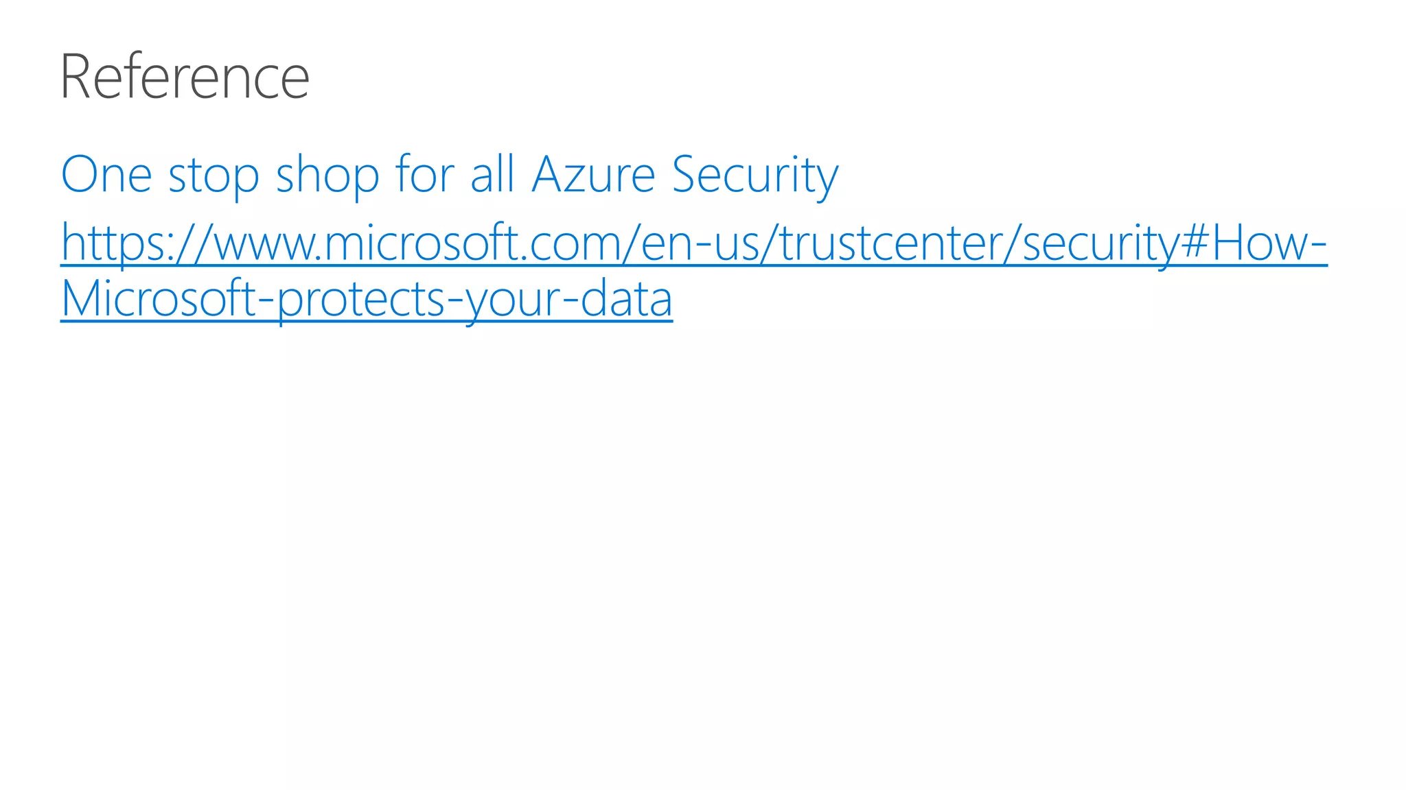 Azure Security Overview | PPT