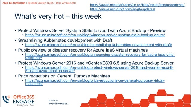O365Engage17 - Azure 101 terminology | PDF