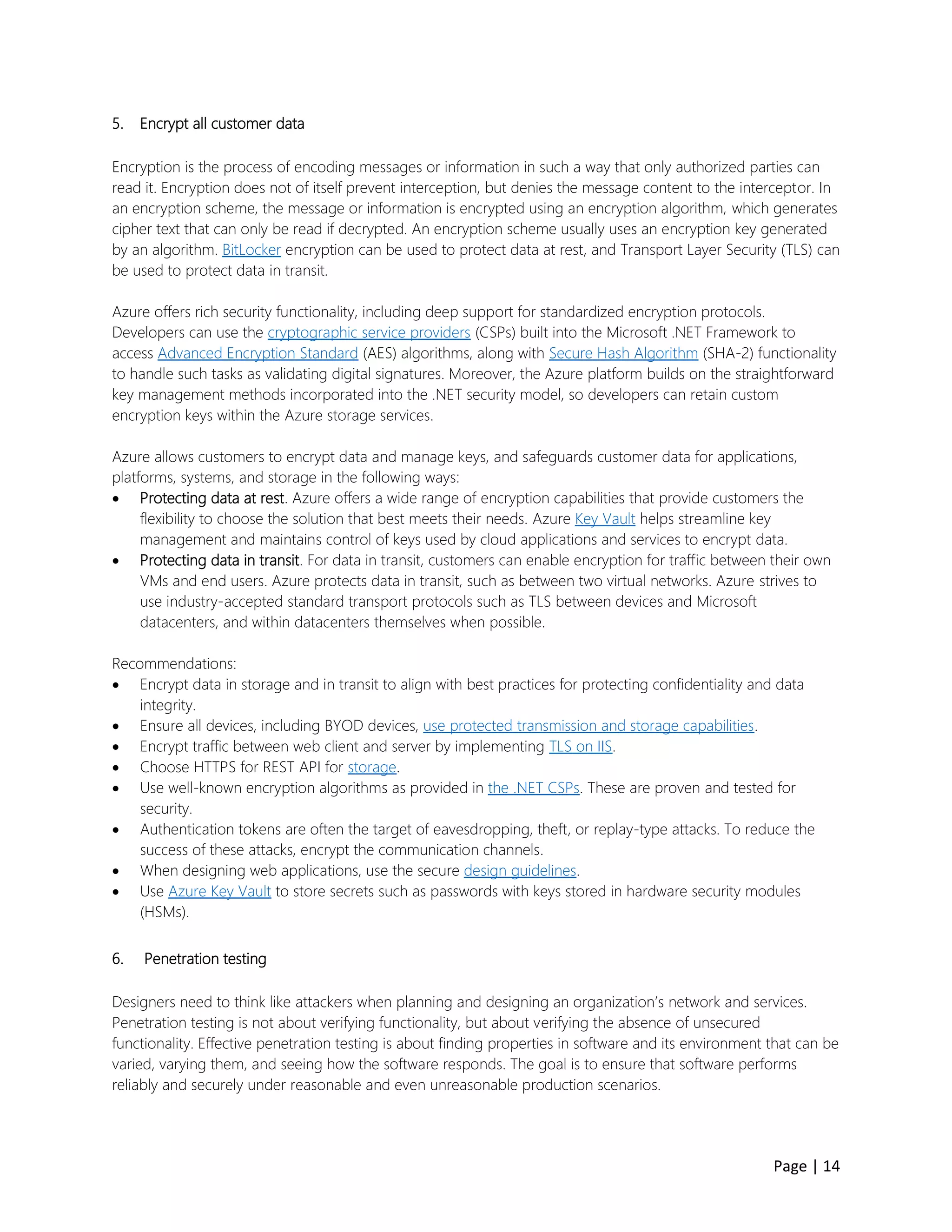 Azure 13 effective security controls for iso 27001 compliance | PDF