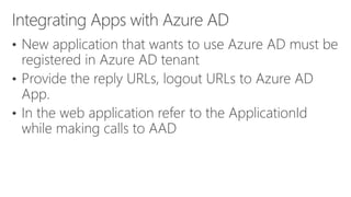 Azure Active Directory - An Introduction | PPTX | Cloud Computing ...