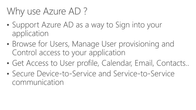 Azure Active Directory An Introduction Pptx Cloud Computing Internet