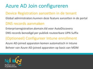 Azure ad join met windows 10 | PPT