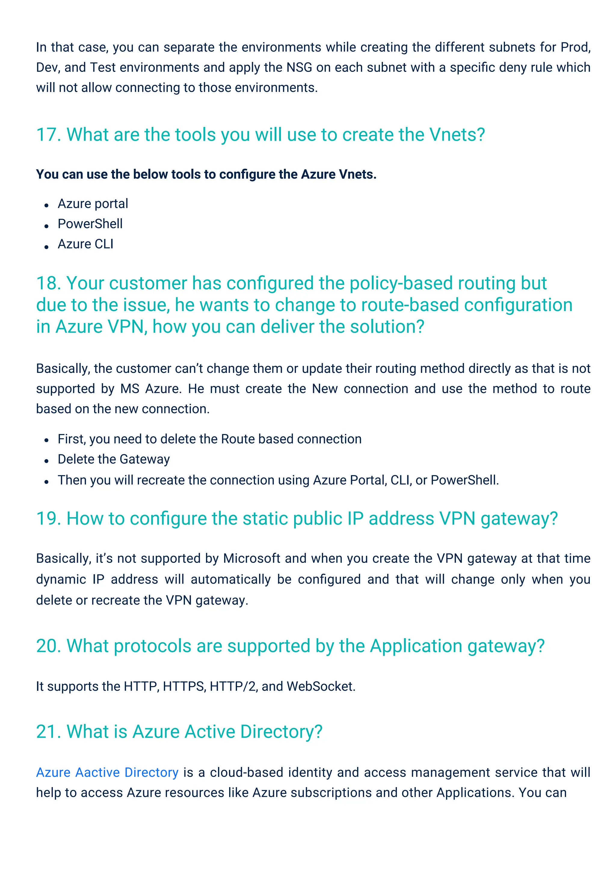 Azure Administrator Interview Questions By ScholarHat | PDF