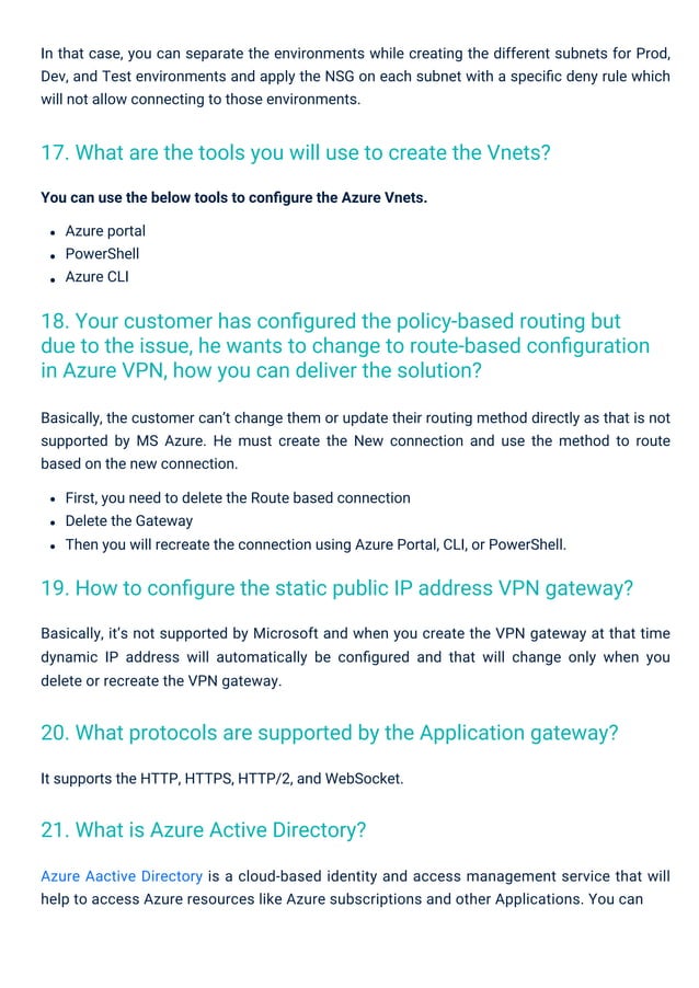 Azure Administrator Interview Questions By ScholarHat | PDF