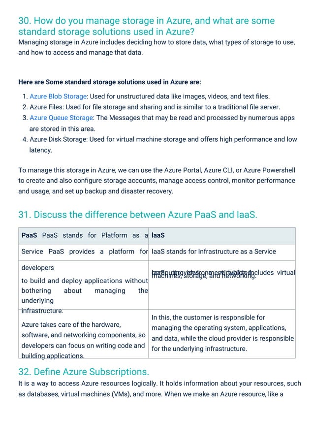 Azure Administrator Interview Questions By ScholarHat | PDF