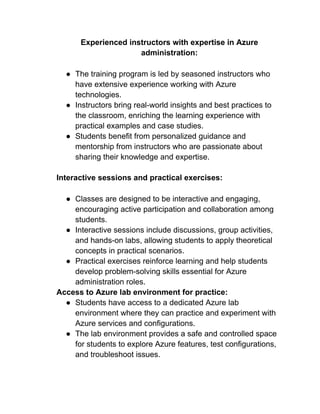 Azure Training in Hyderabad & AZ-900 course | PDF