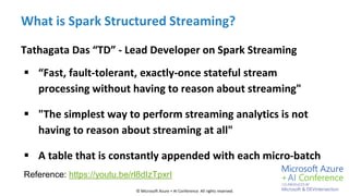 Spark Streaming with Azure Databricks | PPT