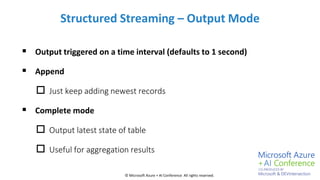 Spark Streaming with Azure Databricks | PPT
