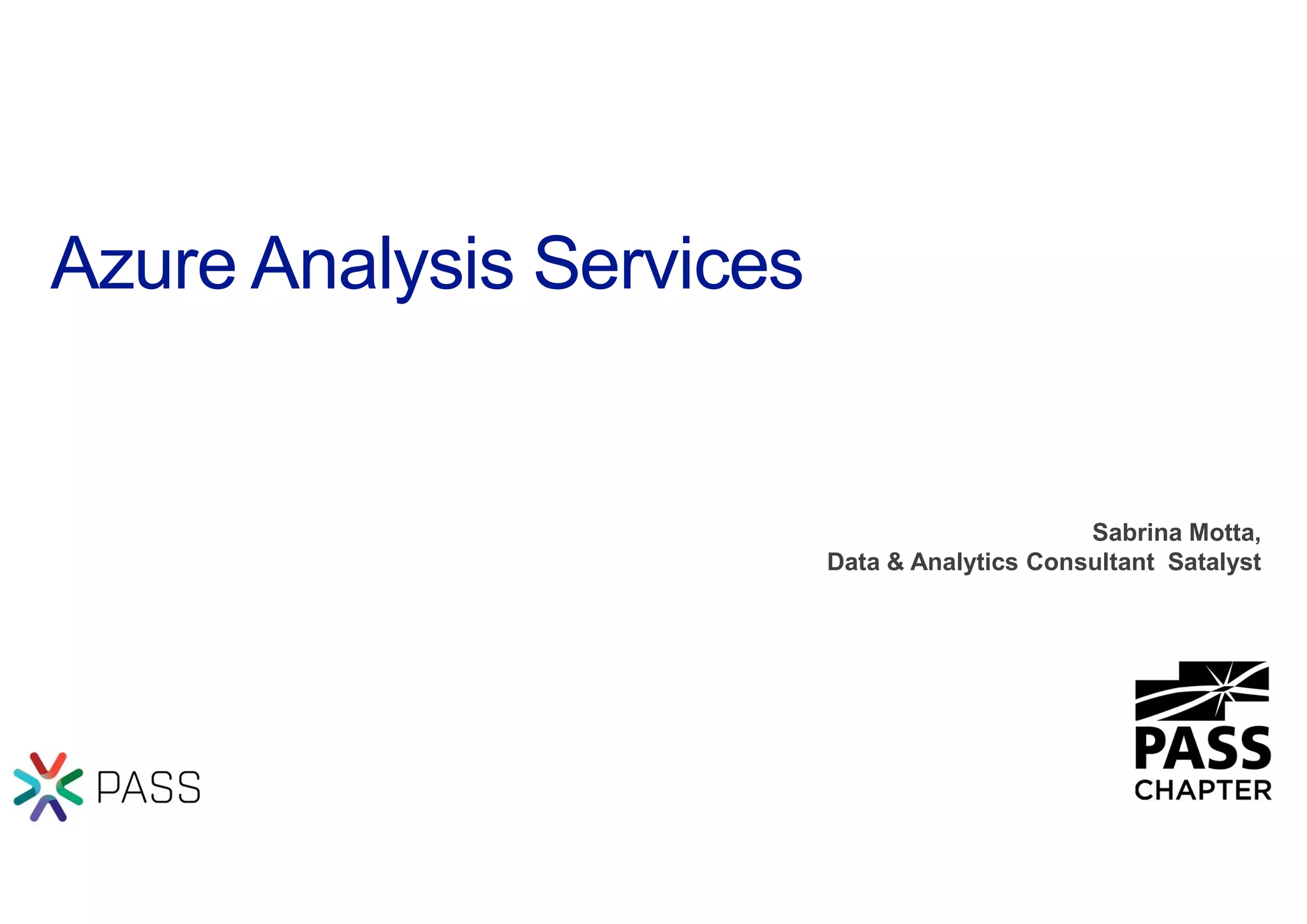 Azure analysis services | PPT