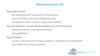 Azure analysis services next step to bi in the cloud | PDF