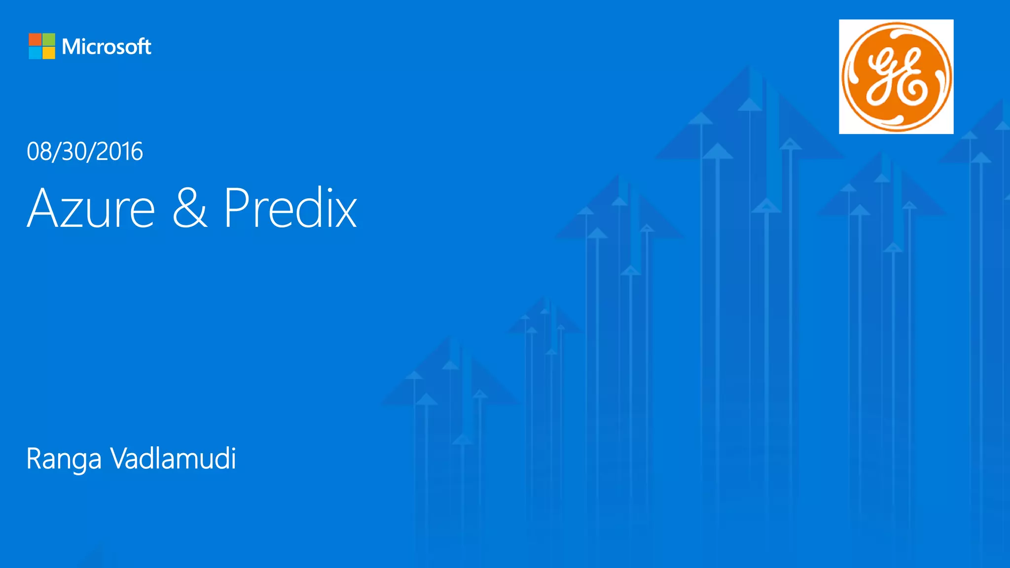 Azure and Predix | PPT