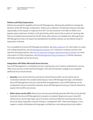 Azure api management driving digital transformation in todays api economy | PDF