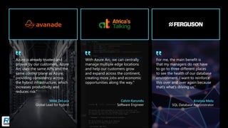 Azure Arc Overview from Microsoft | PDF
