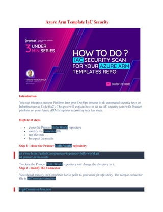 Azure arm template ia c security | PDF