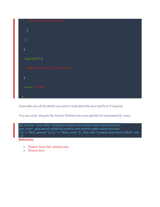 Azure arm template ia c security | PDF