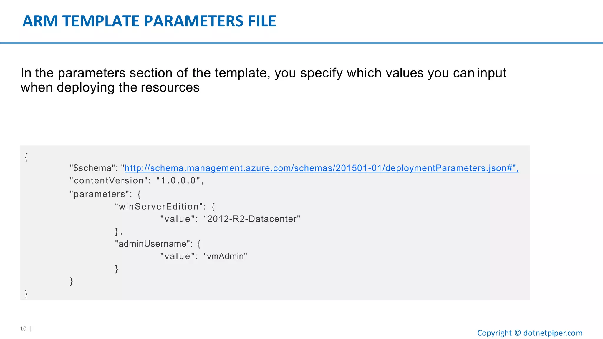 Azure arm templates | PPTX